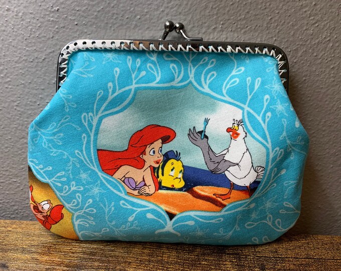 Large Little Mermaid Coin Purse | Etsy