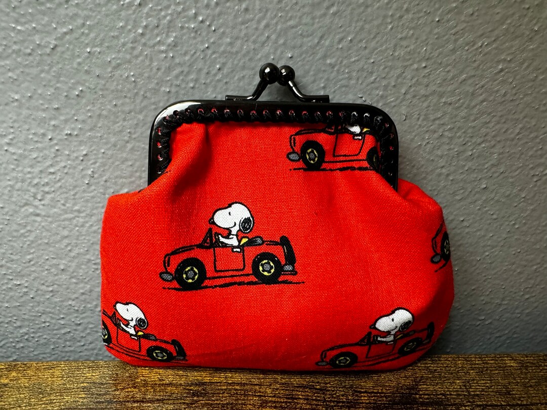 Snoopy Coin Purse With Kiss Clasp - Etsy