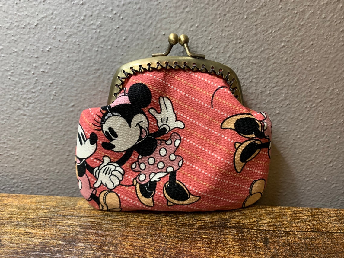 Mickey and Minnie Coin Purse | Etsy