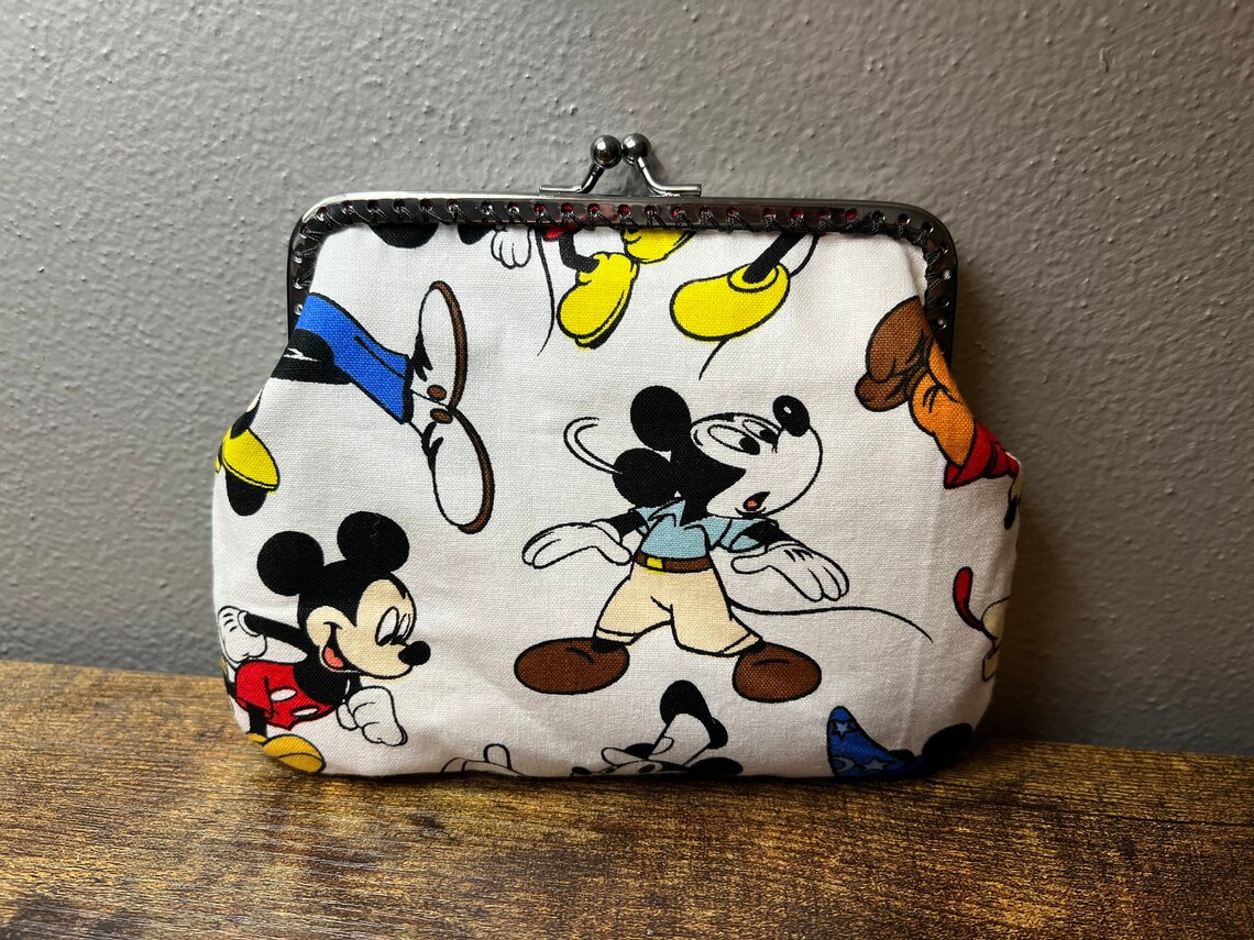 Large Mickey Mouse Coin Purse | Etsy