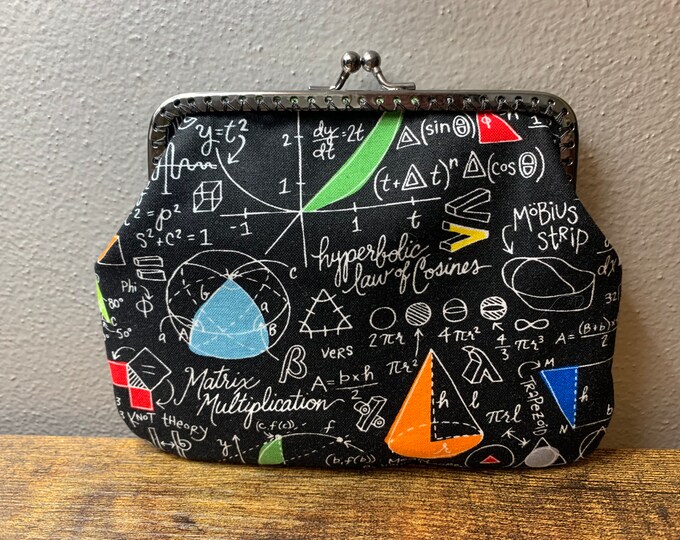 Math Coin Purse | Etsy