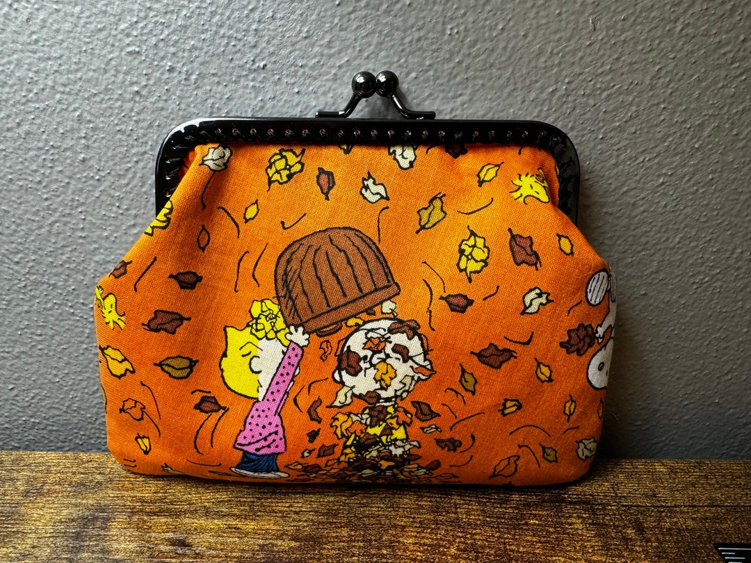 Large Fall Peanuts Coin Purse - Etsy