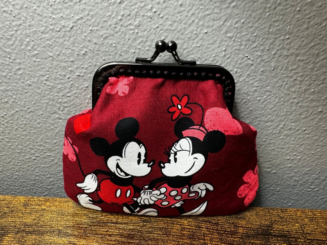 Mickey and Minnie Coin Purse - Etsy