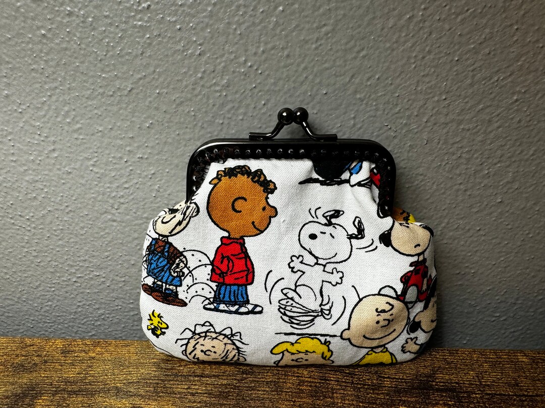 Peanuts Coin Purse With Kiss Clasp - Etsy