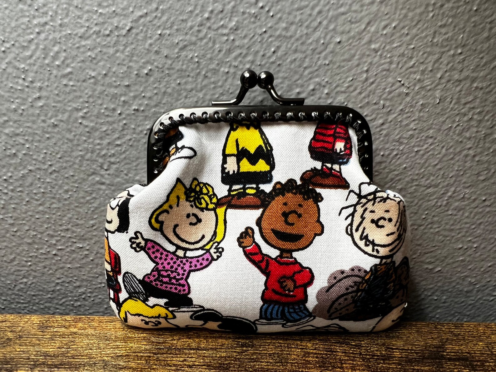 Peanuts Coin Purse With Kiss Clasp - Etsy