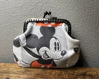Large Mickey and Minnie Mouse Coin Purse - Etsy