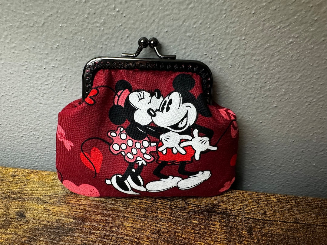 Mickey and Minnie Coin Purse - Etsy
