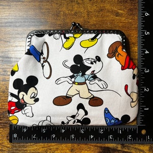Large Mickey Mouse Coin Purse - Etsy