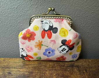 Mickey and Minnie Mouse Coin Purse - Etsy