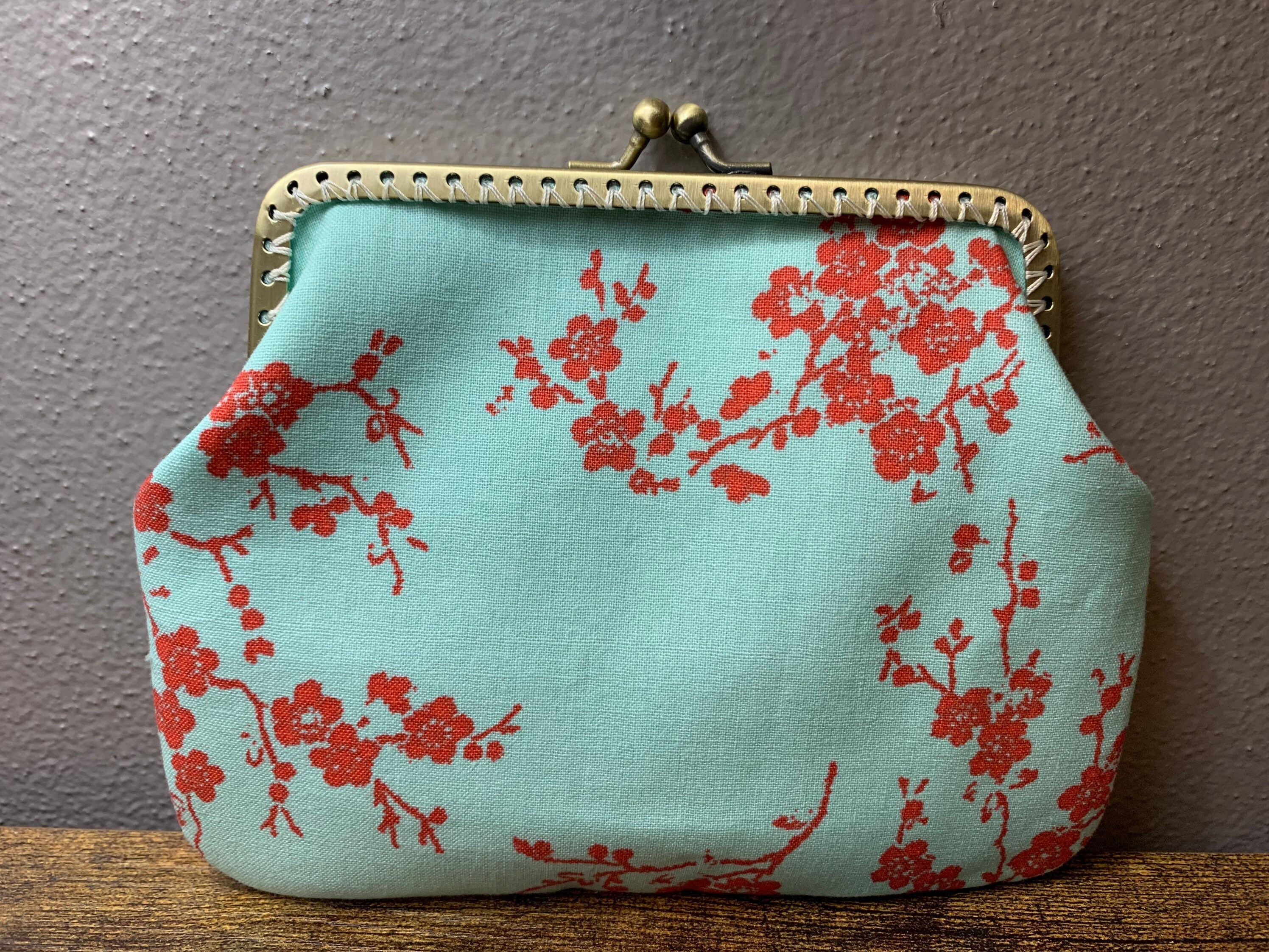 Large Cherry Blossom Coin Purse | Etsy