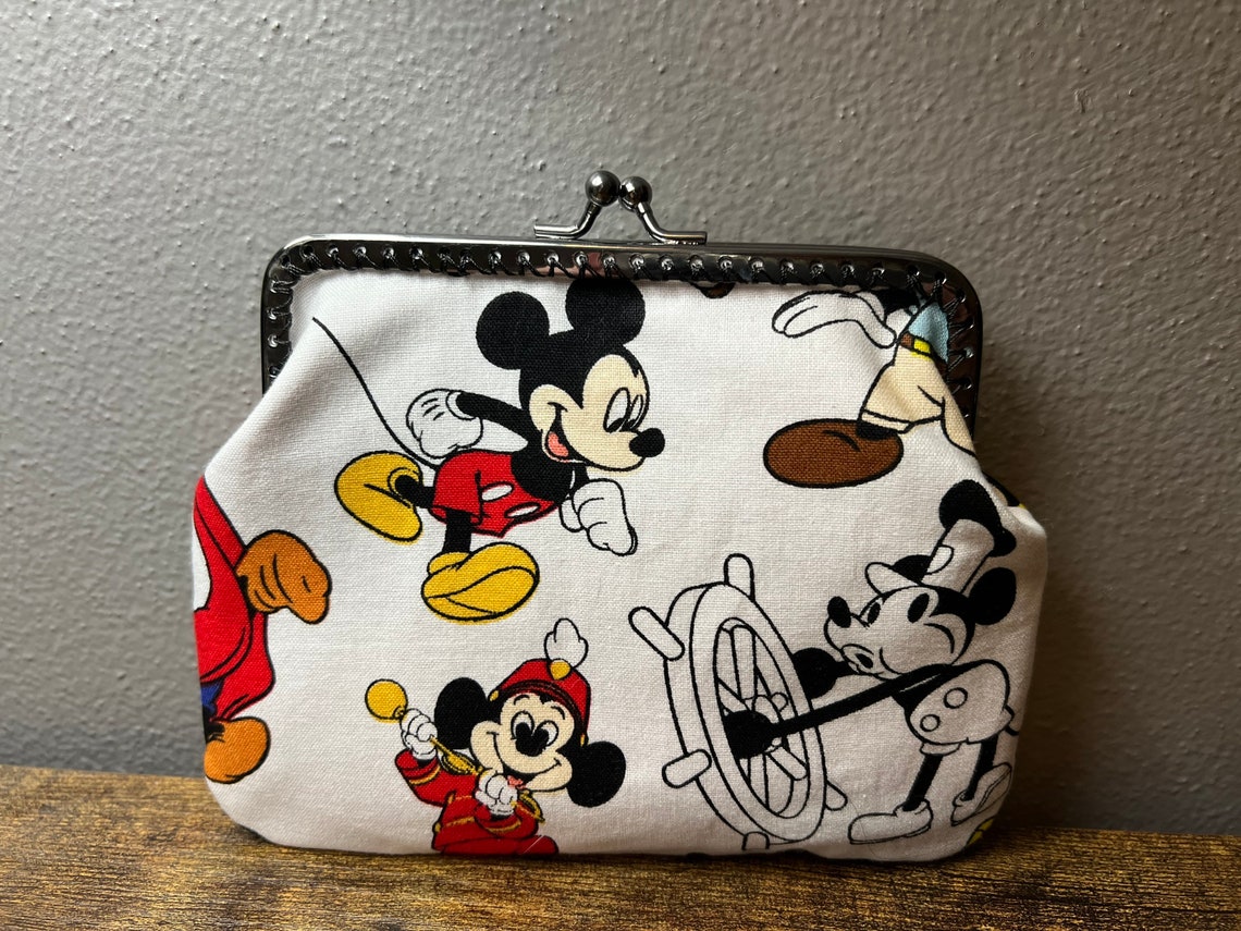 Large Mickey Mouse Coin Purse | Etsy