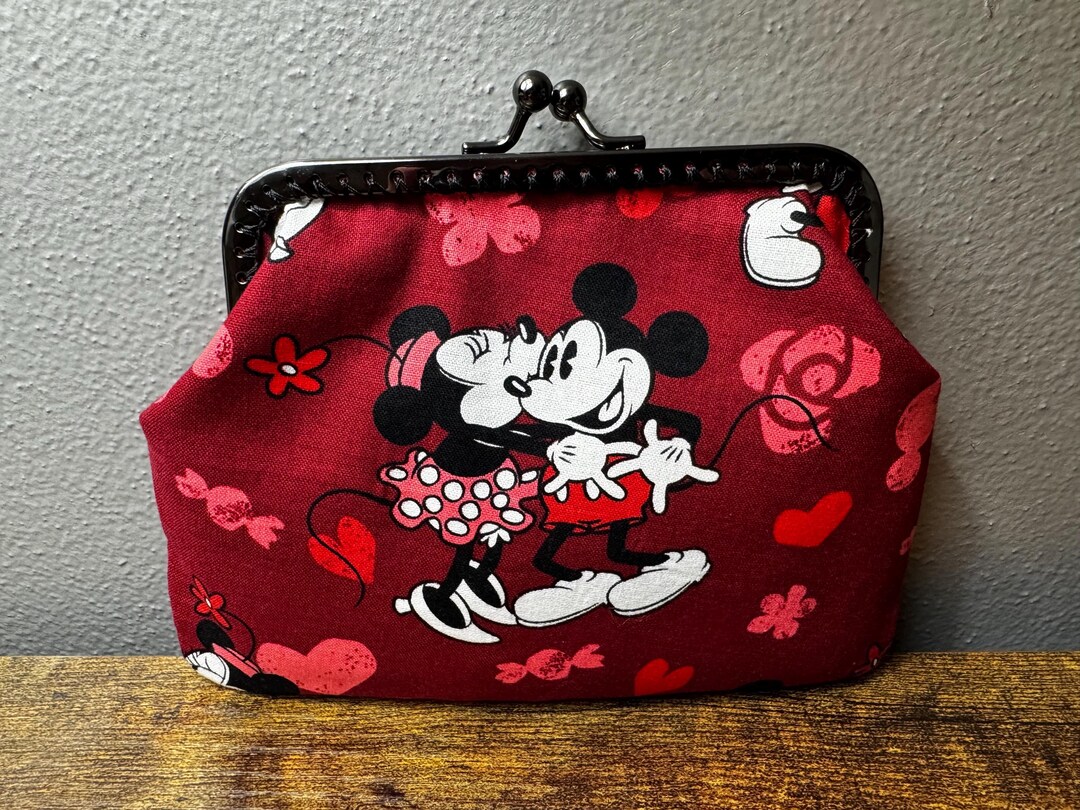 Mickey and Minnie Coin Purse - Etsy