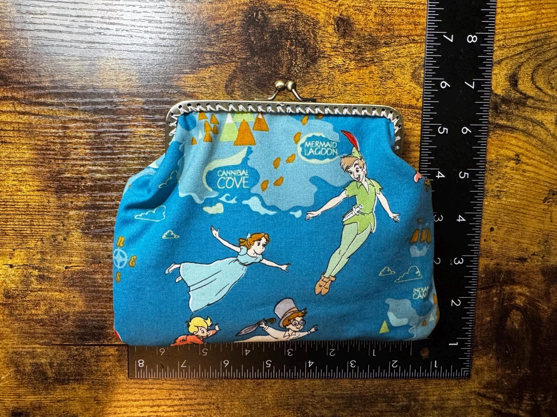 Large Peter Pan Coin Purse - Etsy
