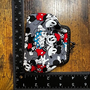 Mickey and Minnie Mouse Coin Purse - Etsy