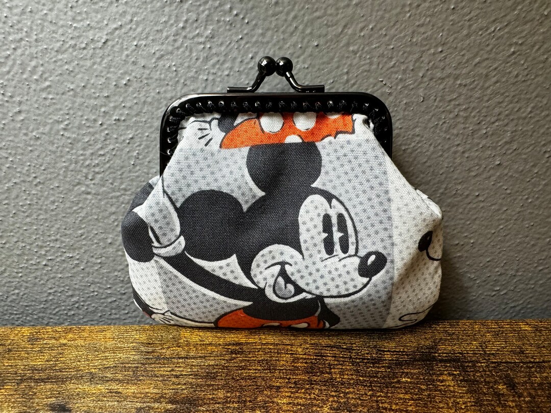 Mickey Mouse Coin Purse - Etsy