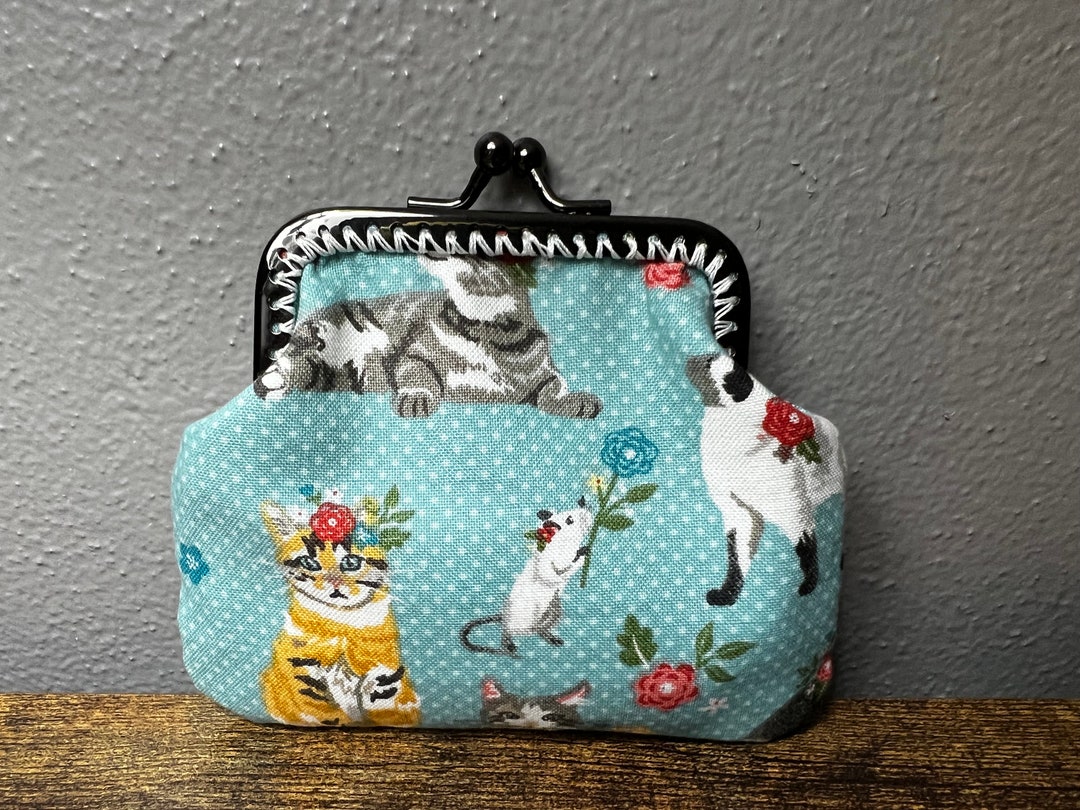 Cat and Mouse Coin Purse - Etsy