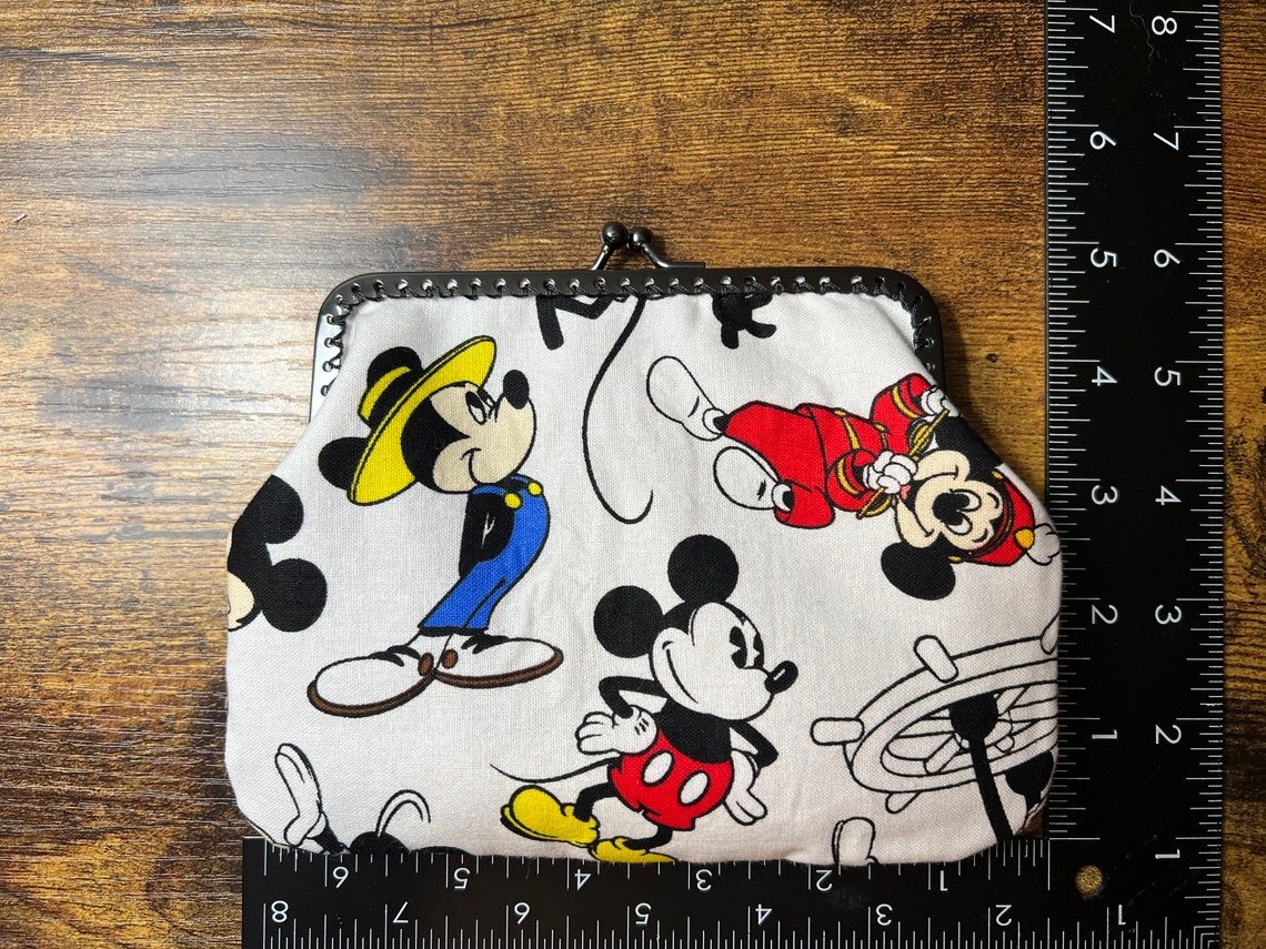 Large Mickey Mouse Coin Purse - Etsy