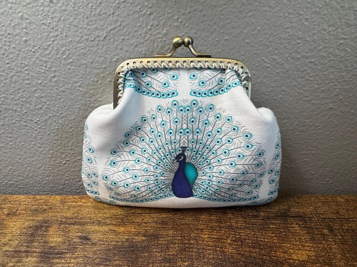 Peacock Coin Purse - Etsy