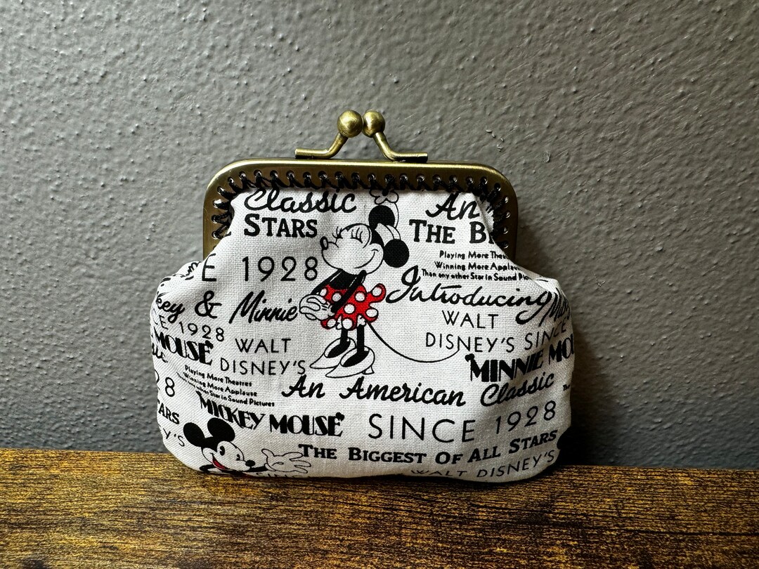 Mickey and Minnie Coin Purse - Etsy