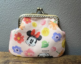 Large Mickey and Minnie Mouse Coin Purse - Etsy