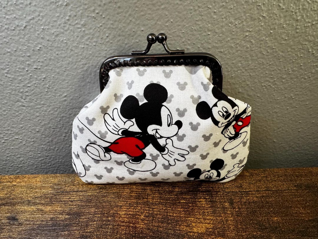 Mickey Mouse Coin Purse - Etsy