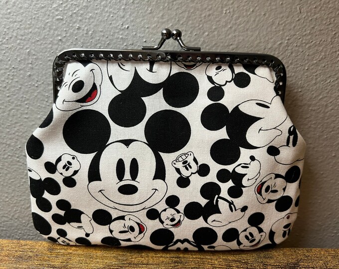 Mickey Mouse Coin Purse | Etsy