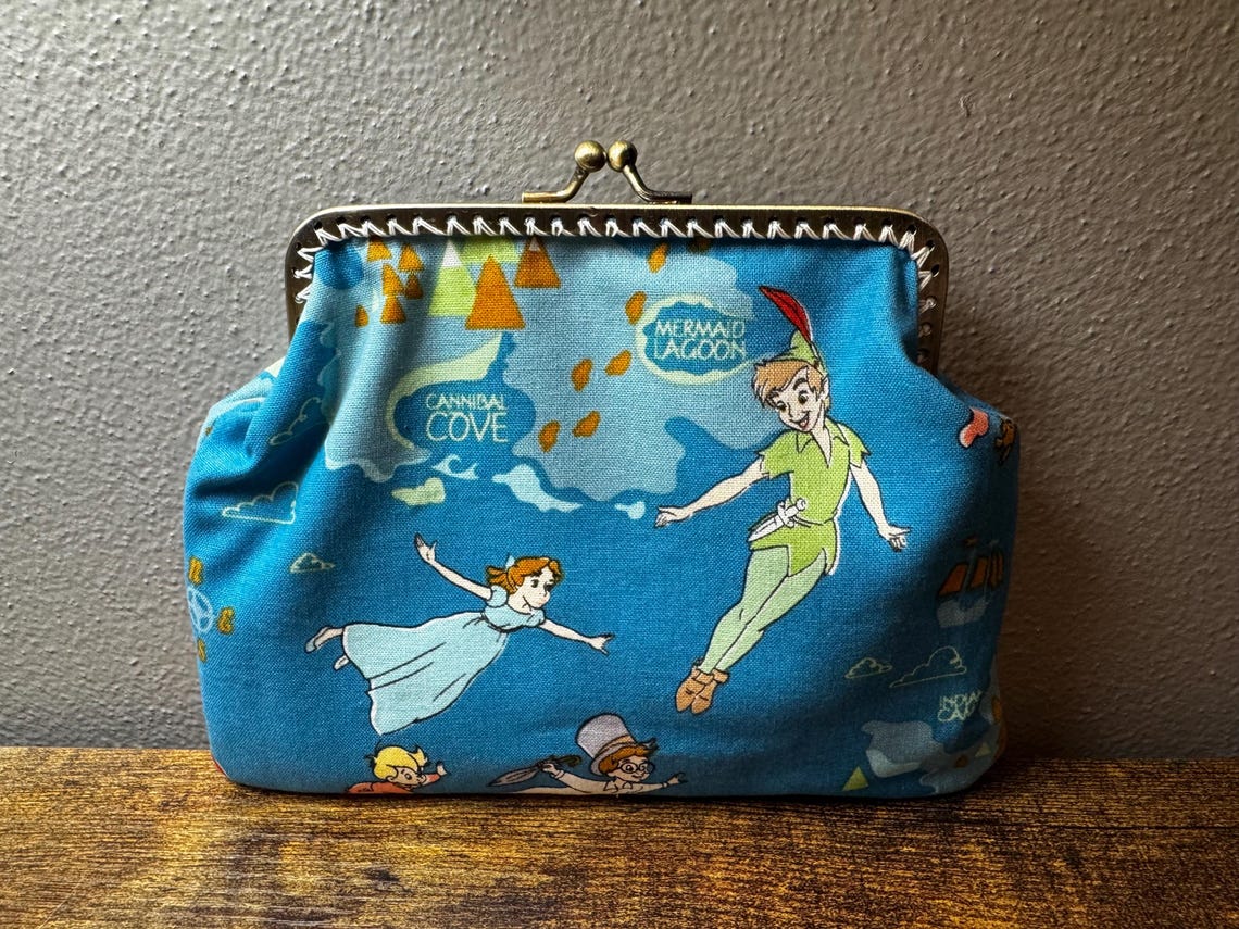 Large Peter Pan Coin Purse - Etsy