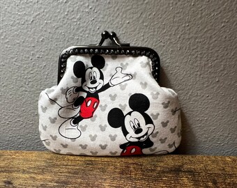 Large Mickey Mouse Coin Purse - Etsy
