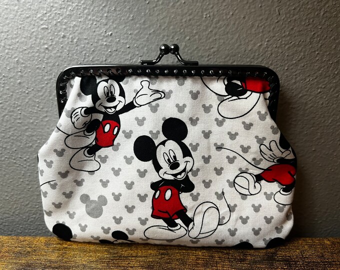 Mickey Mouse Coin Purse - Etsy