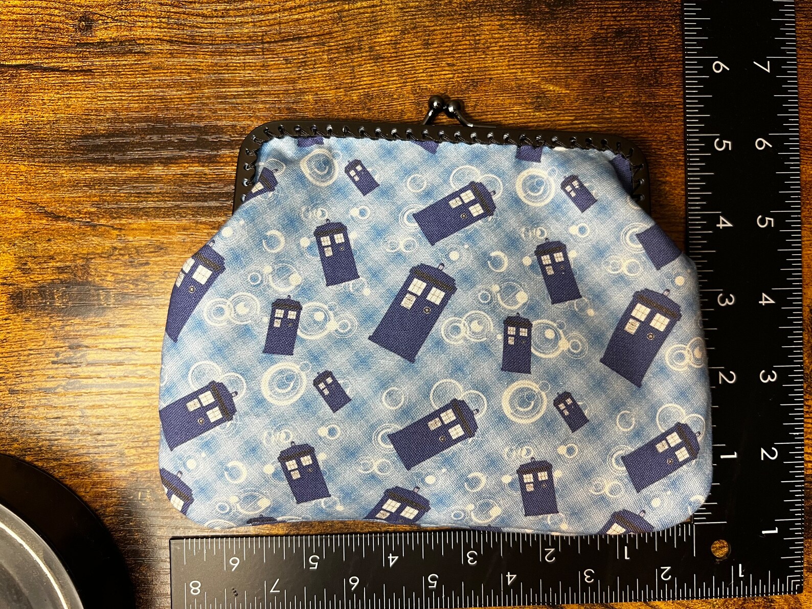 Large Dr Who Plaid Tardis Coin Purse - Etsy