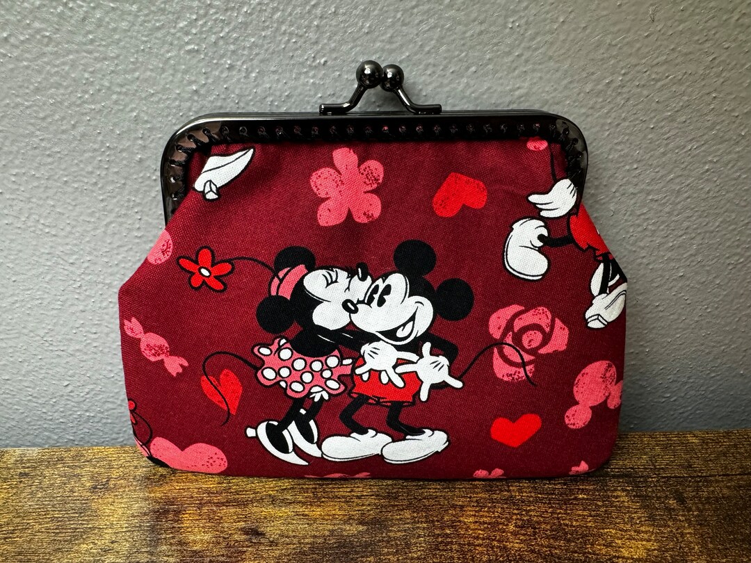 Mickey and Minnie Coin Purse - Etsy