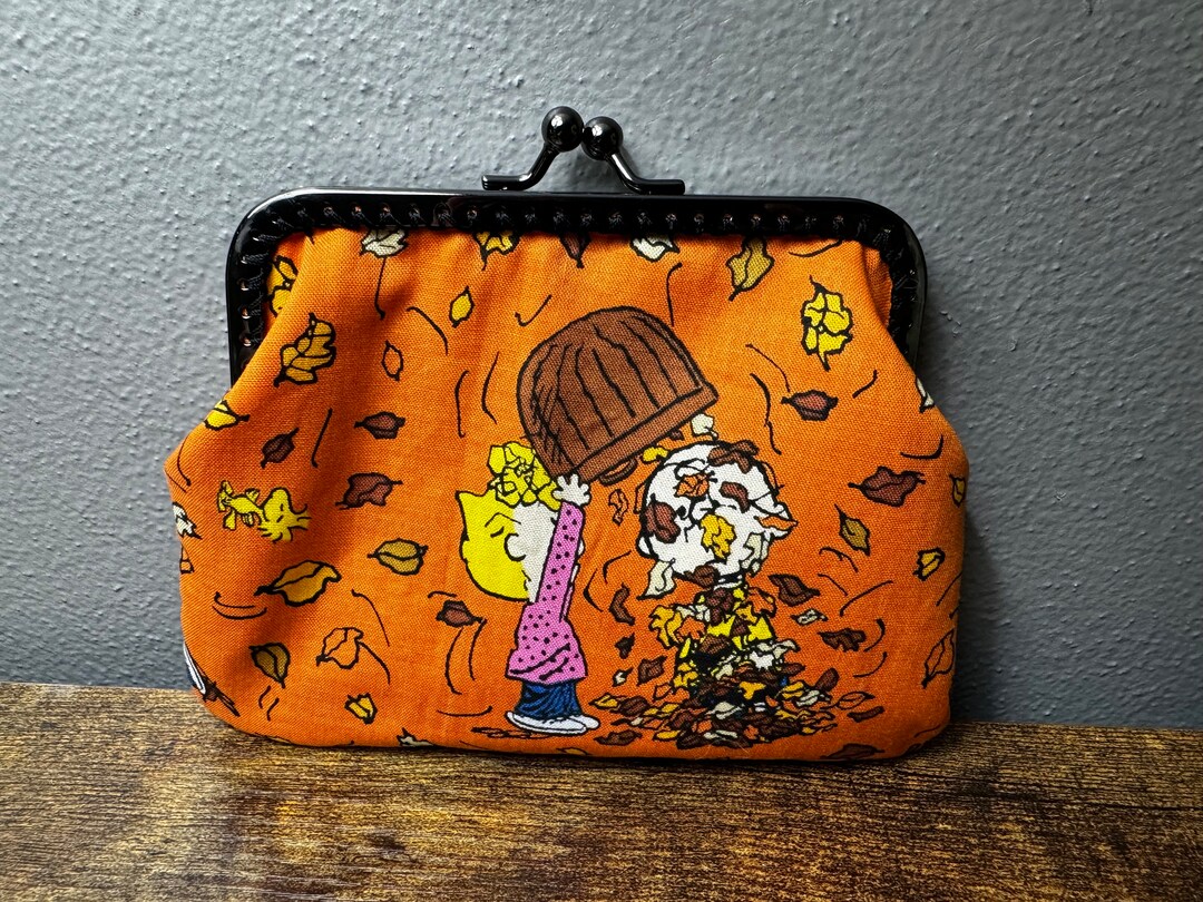 Large Fall Peanuts Coin Purse - Etsy
