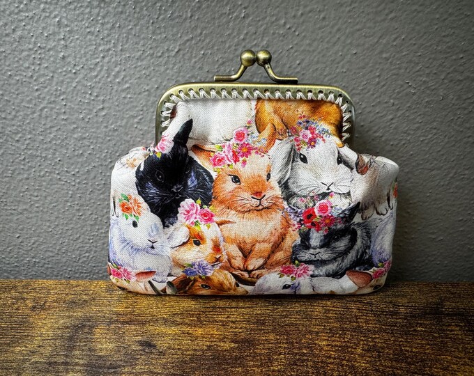 Bunny Rabbits Coin Purse - Etsy