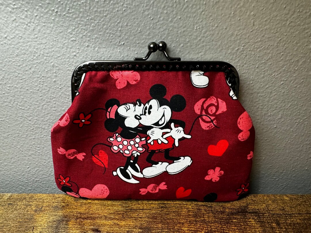 Mickey and Minnie Coin Purse - Etsy