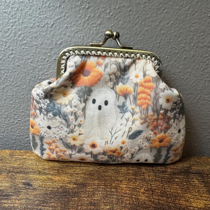 Floral Coin Purse - Etsy