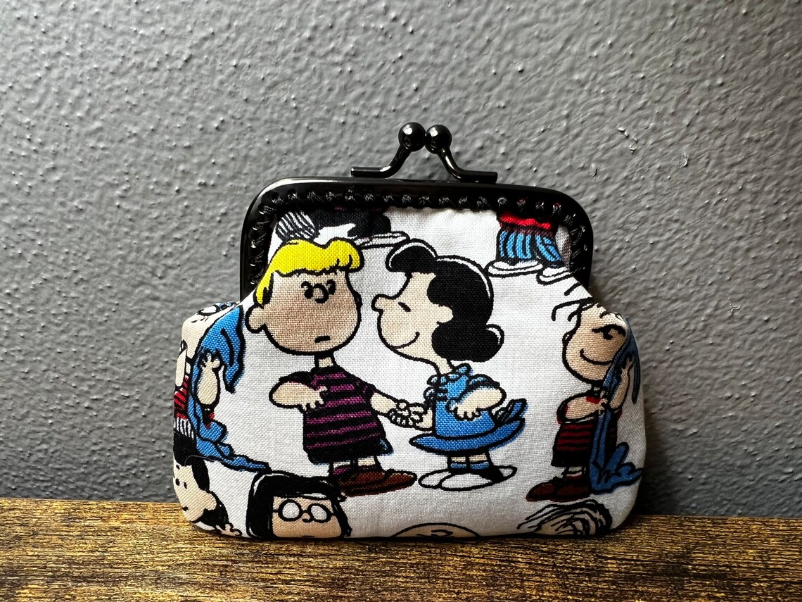 Peanuts Coin Purse With Kiss Clasp - Etsy