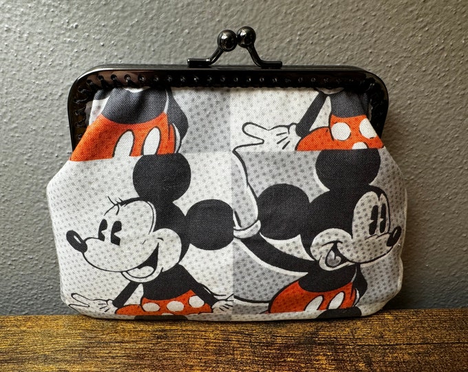 Large Mickey Mouse Coin Purse - Etsy