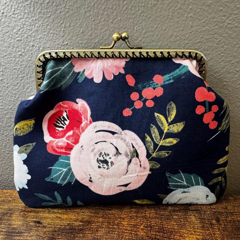 Floral Coin Purse - Etsy