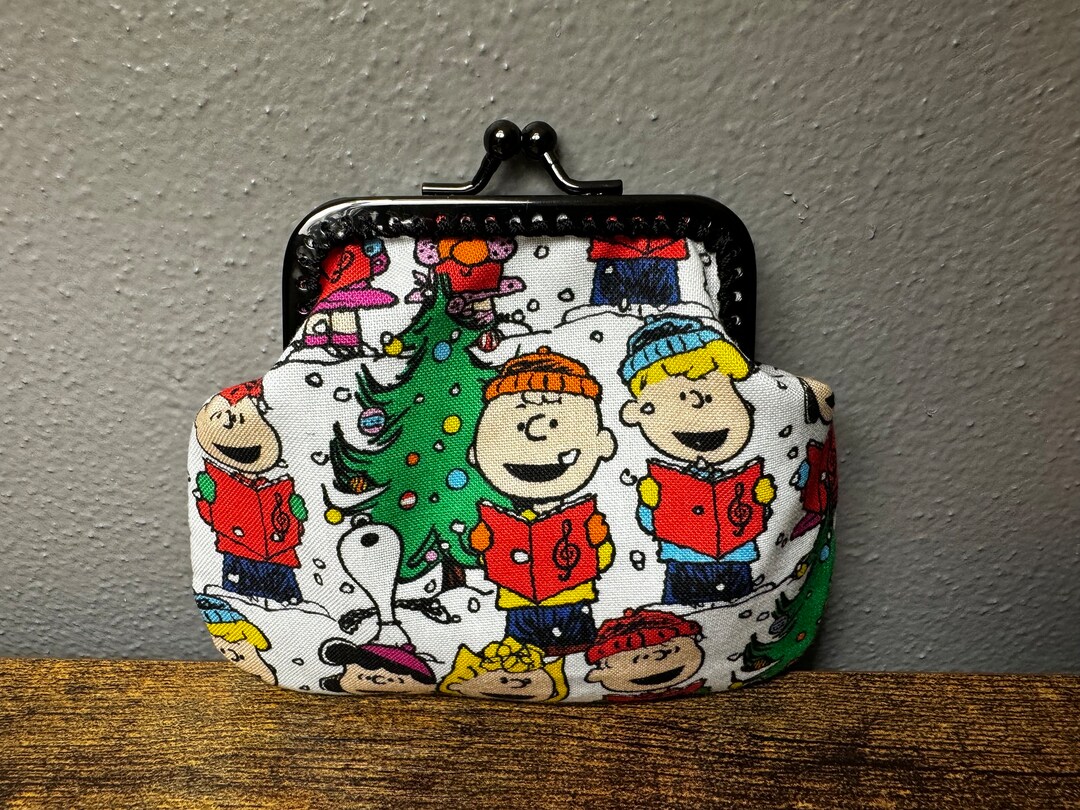 Peanuts Christmas Coin Purse - Etsy