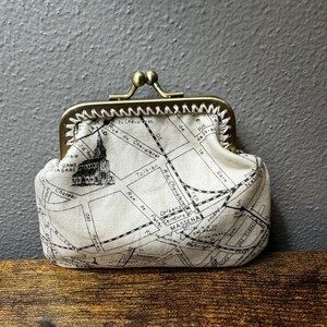 French Map Coin Purse - Etsy