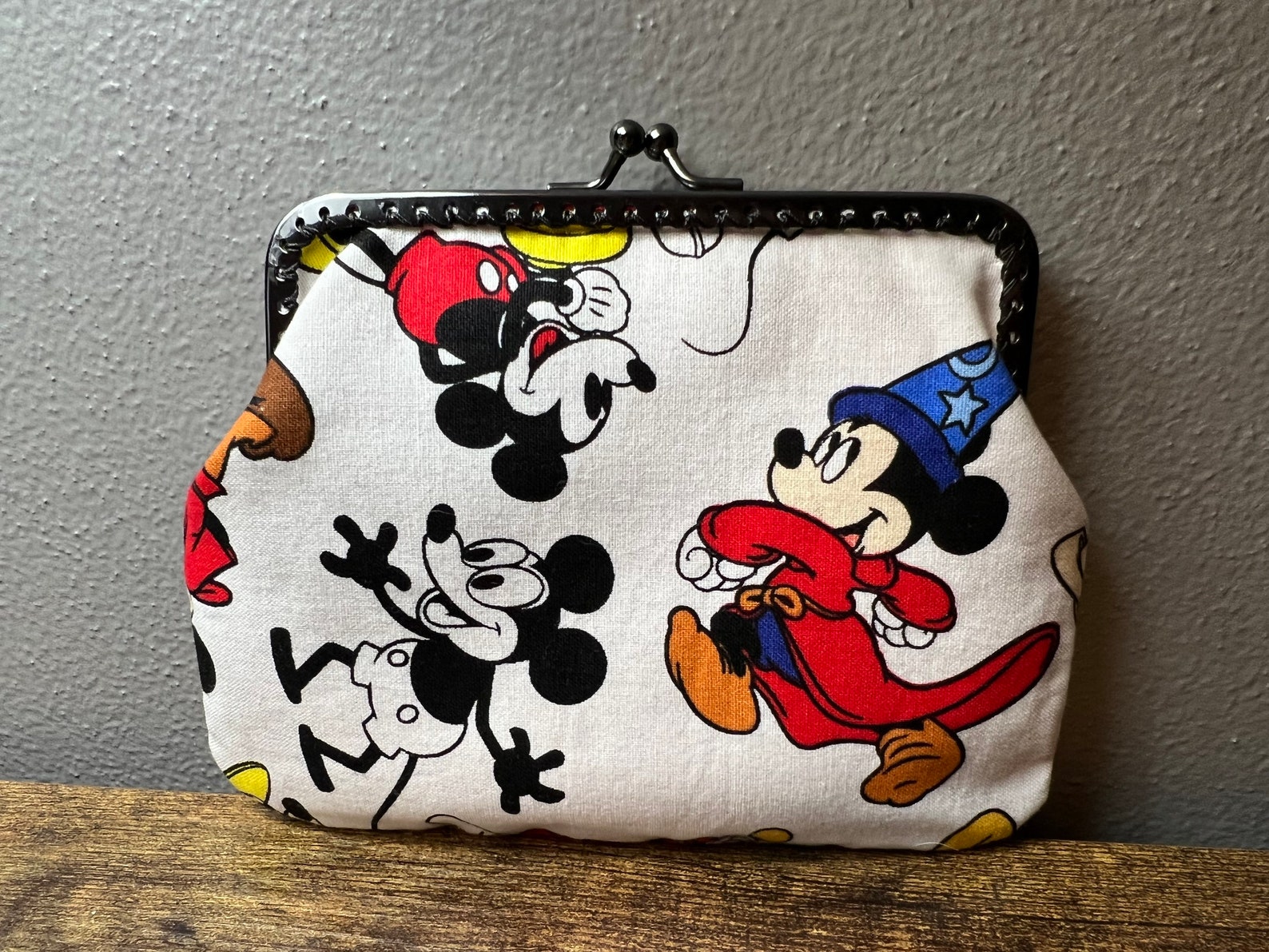 Large Mickey Mouse Coin Purse - Etsy