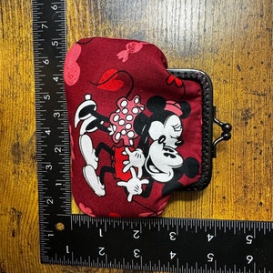 Mickey and Minnie Coin Purse - Etsy