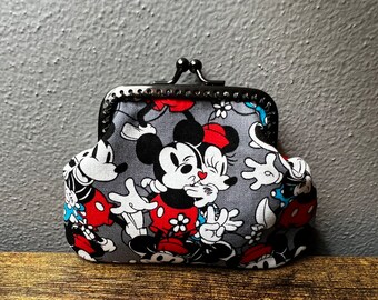 Mickey and Minnie Coin Purse - Etsy