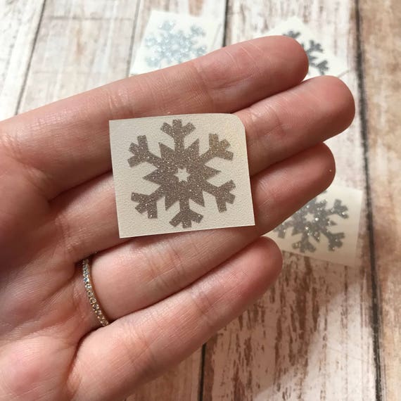 Snowflake Frozen Winter Vinyl Decal Car Laptop Wine Glass | Etsy