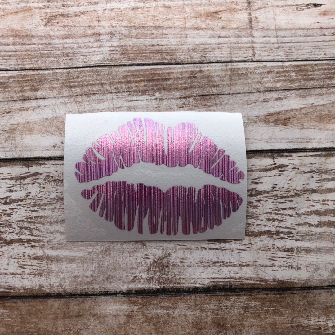 Lips Vinyl Decal Car Laptop Wine Glass Sticker - Etsy