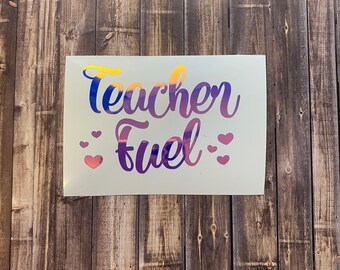 Mom Fuel Vinyl Decal Car Laptop Wine Glass Sticker - Etsy