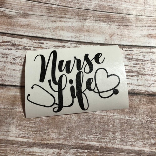 Nurse Sticker Nurse Life - Etsy