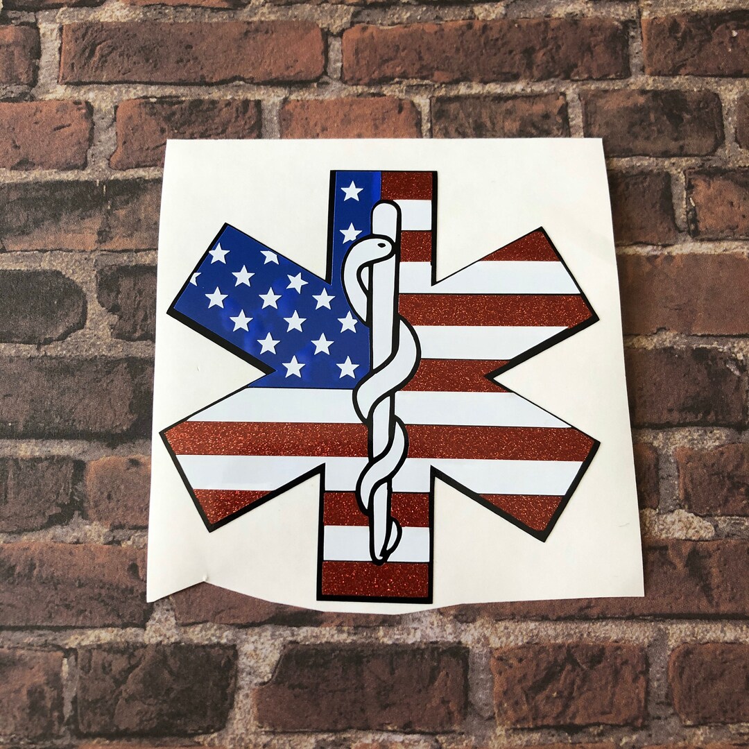Star of Life Vinyl Decal Car Laptop Wine Glass Sticker - Etsy