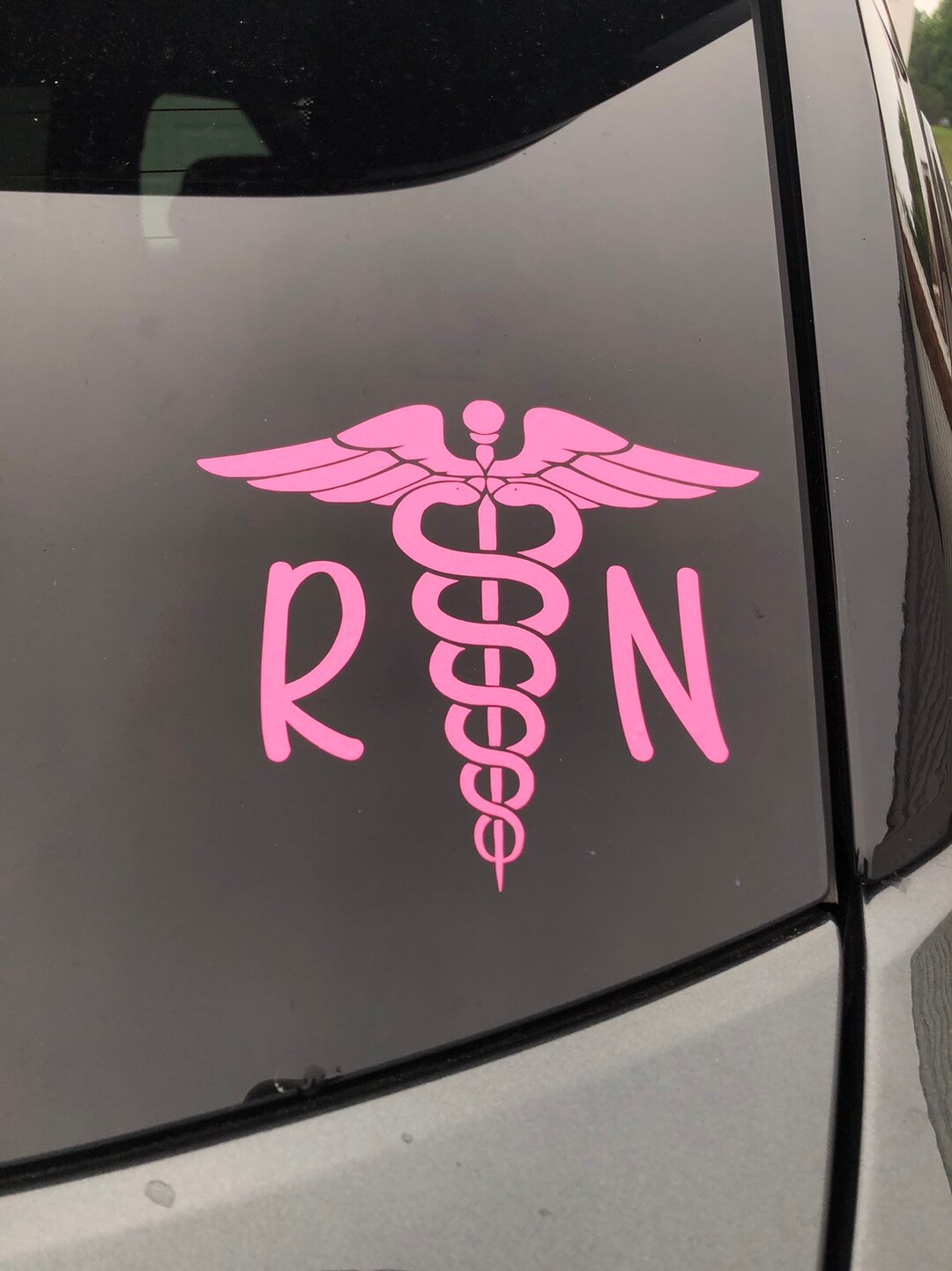 RN Vinyl Decal Car Laptop Wine Glass Sticker - Etsy