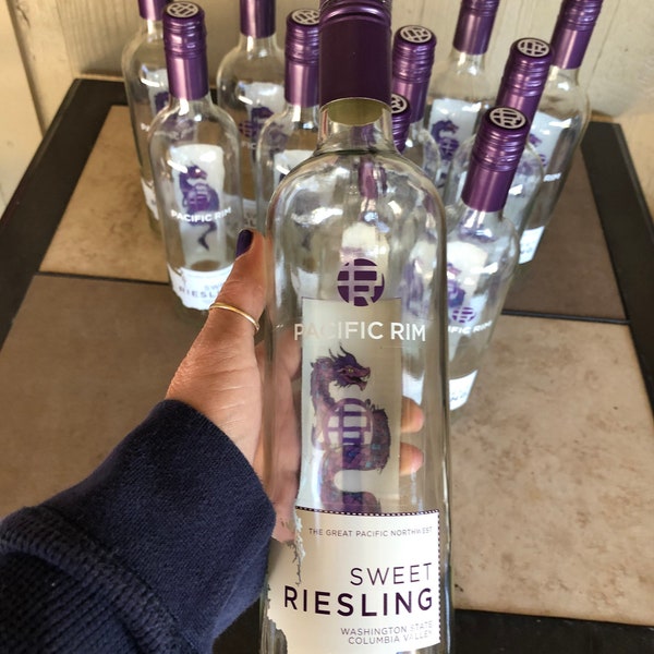 Clear Wine Bottles - Etsy